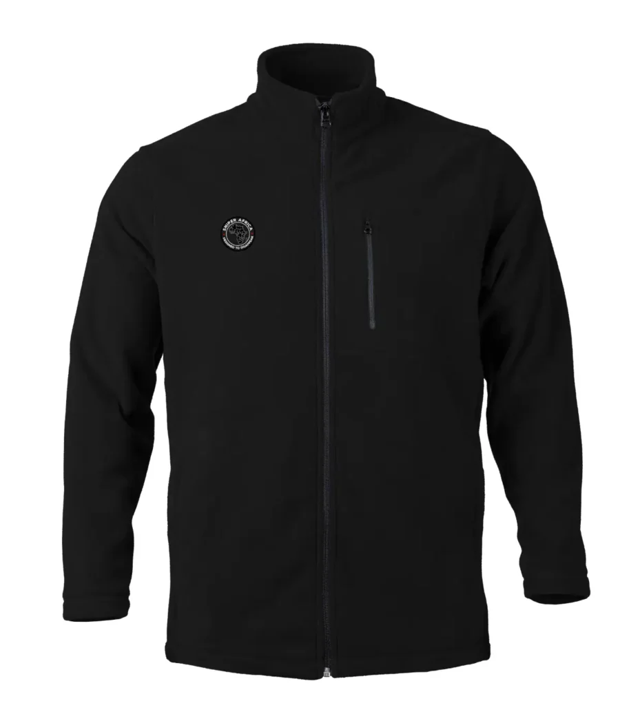 EDW Fleece Zipper Black - Home of Archery