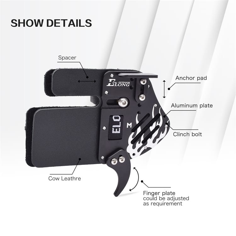 Elong Archery Recurve Bow Finger Tab - Home of Archery